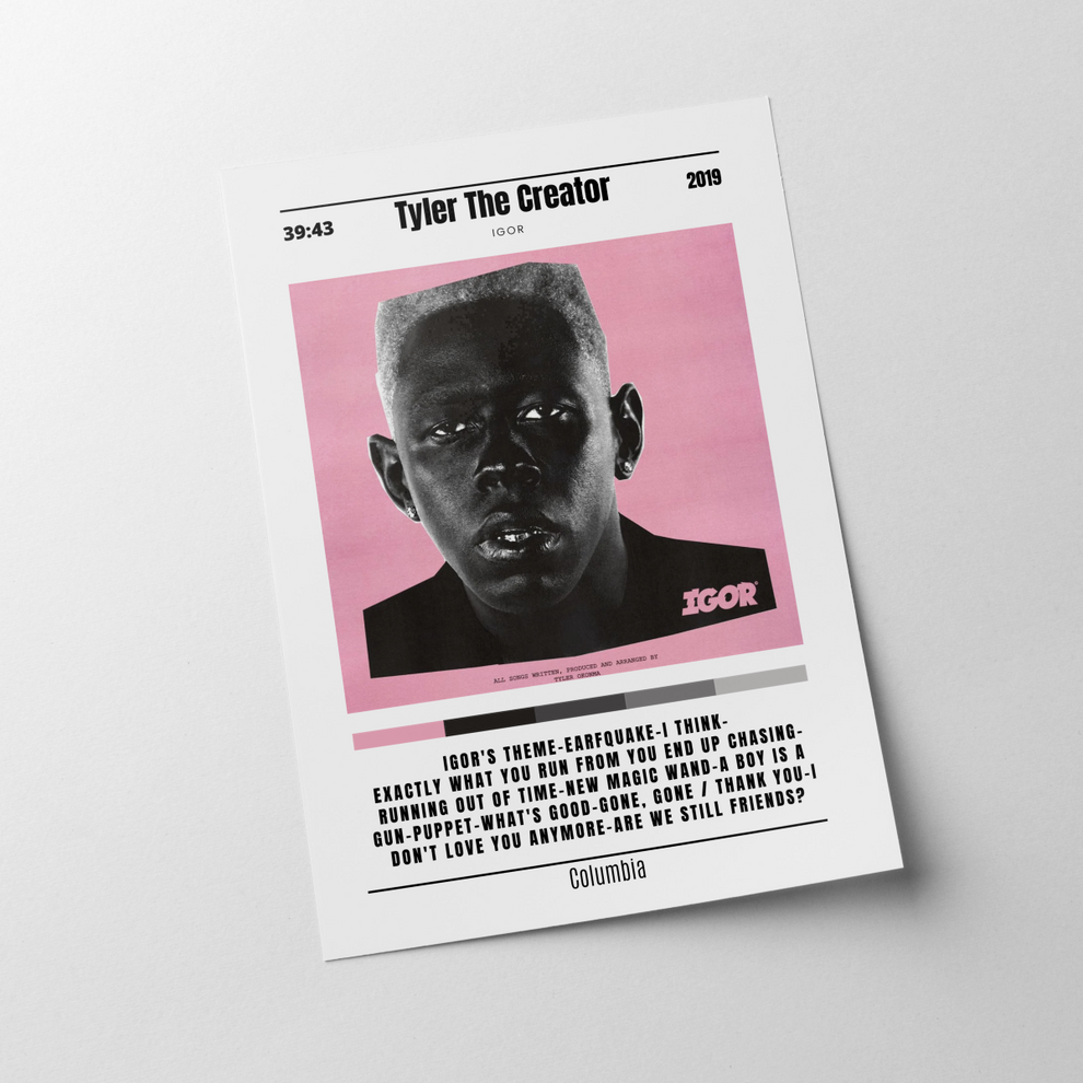 Posters - Tyler, the Creator – Visual Print
